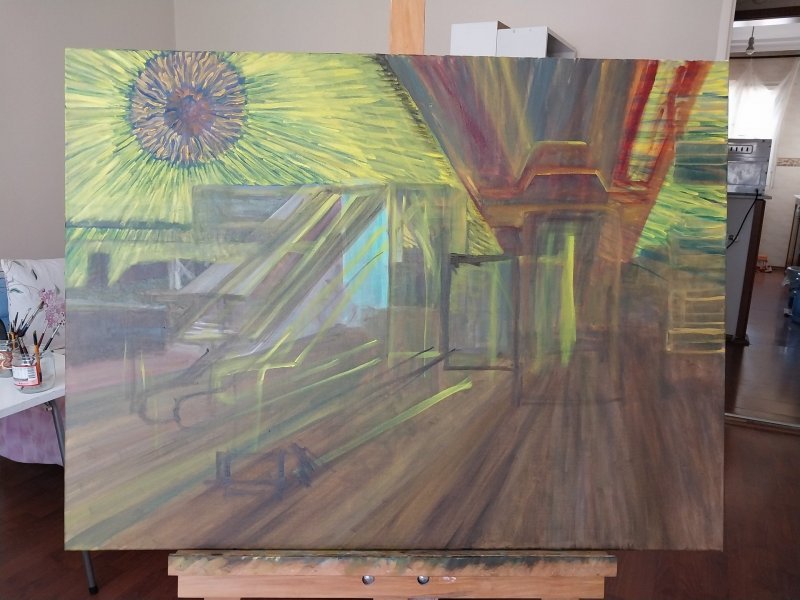 Bridge to Van Gogh: İzmir's Tribute Painting by Kamil Murat