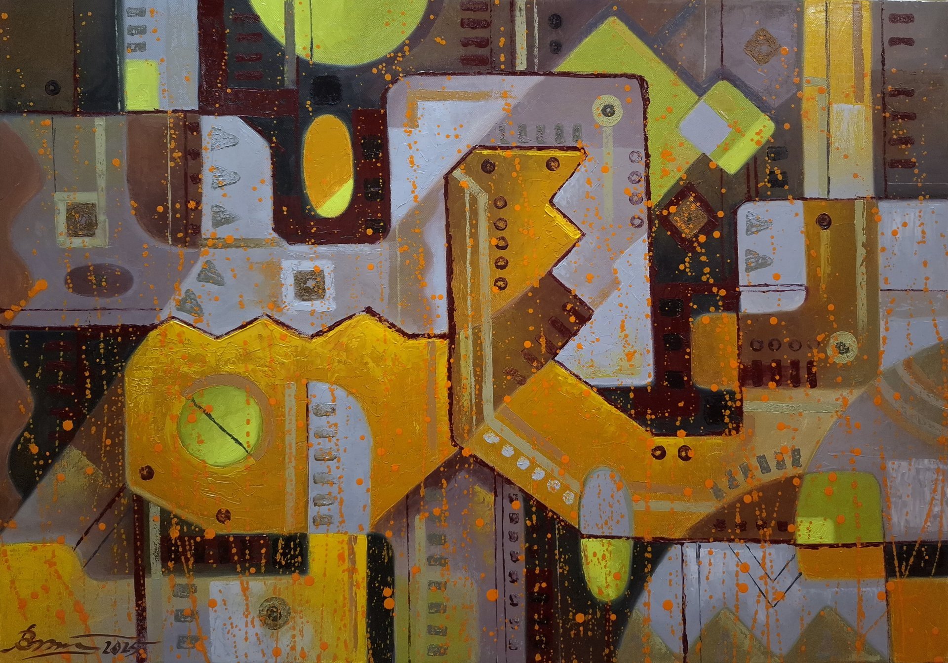 Industrial Painting by Serhii Voichenko - Jose Art Gallery