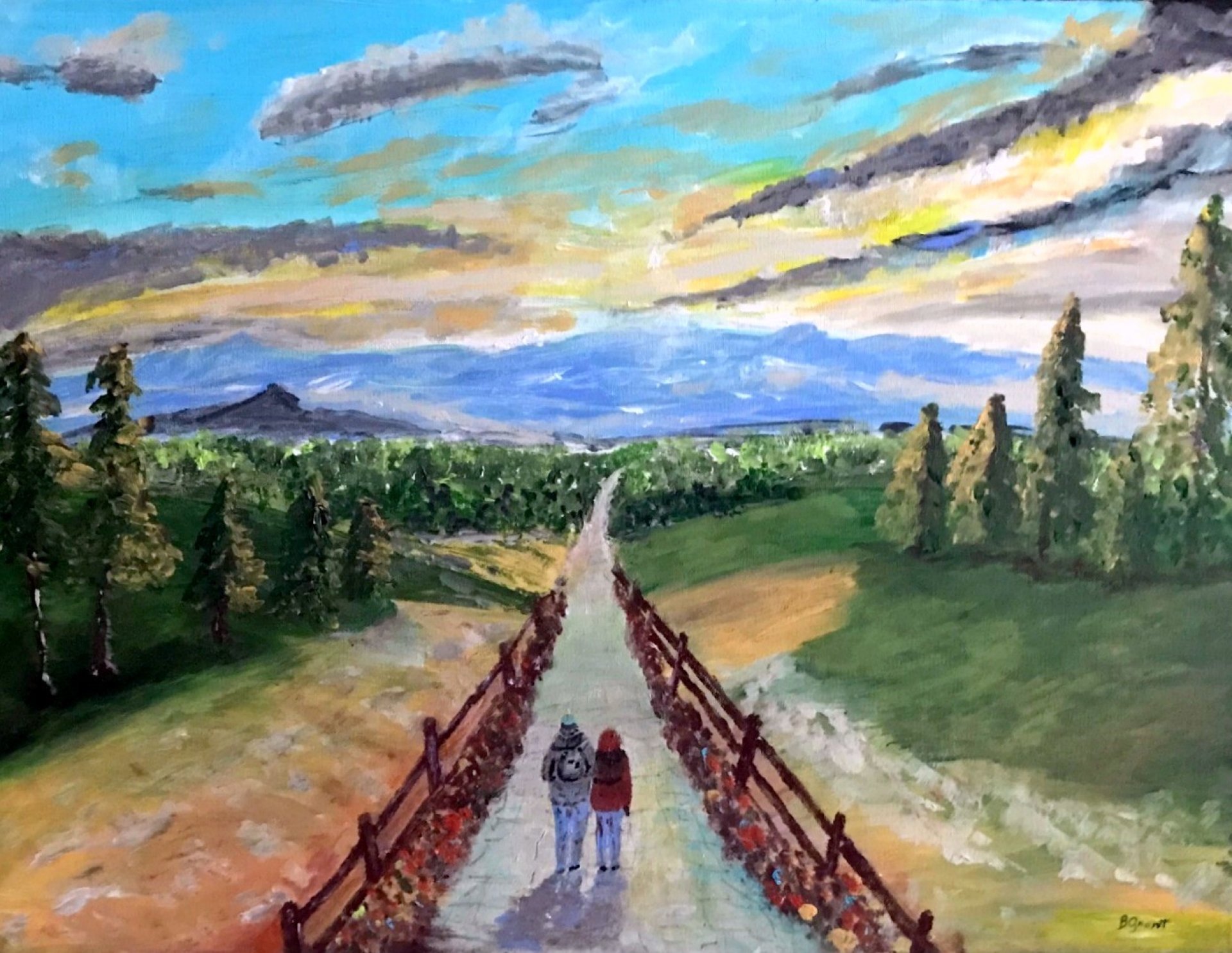 The Journey Painting by Bert Grant - Jose Art Gallery