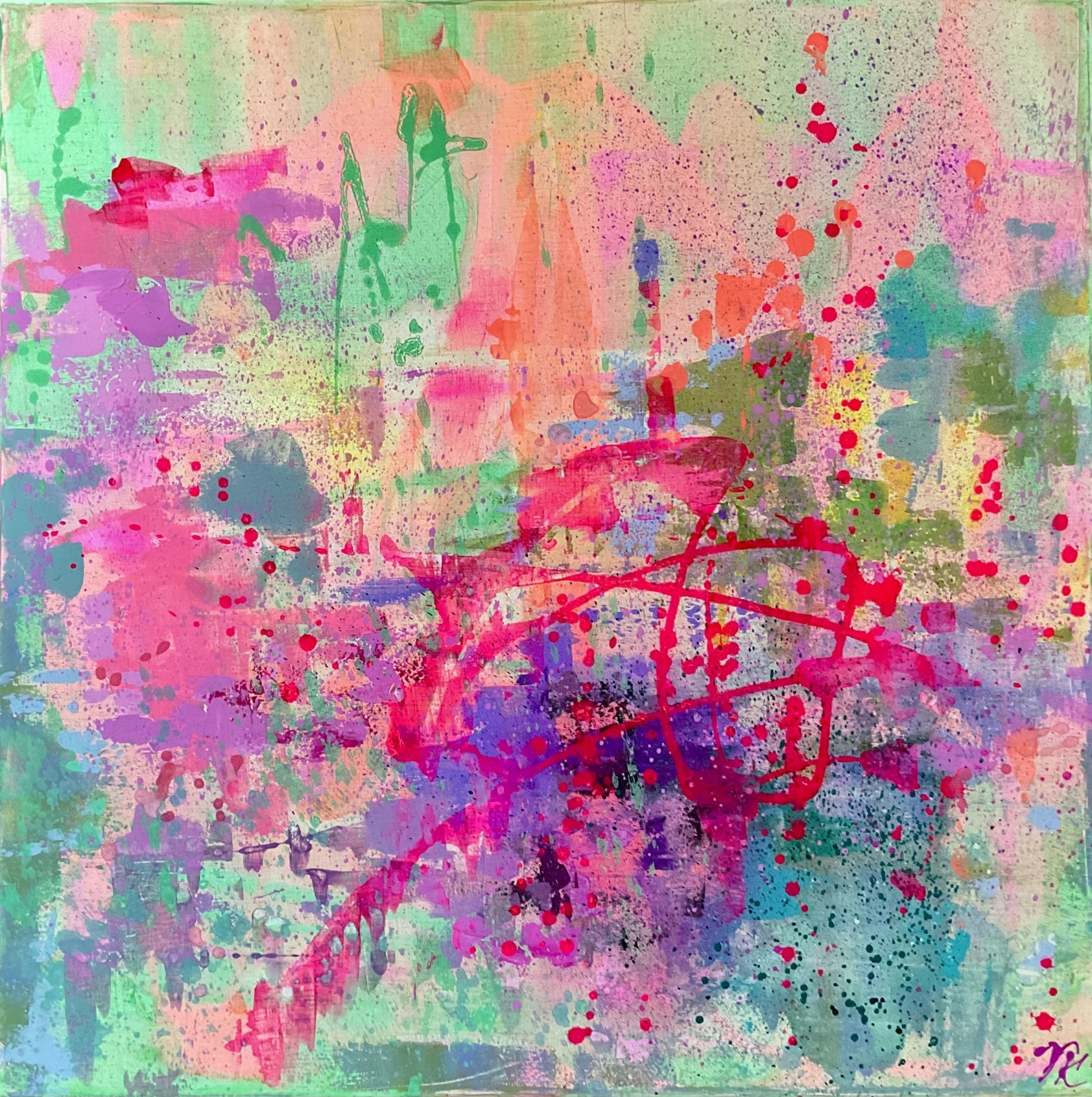 IMPROVISATION 3 Painting by Vera Klimova - Jose Art Gallery