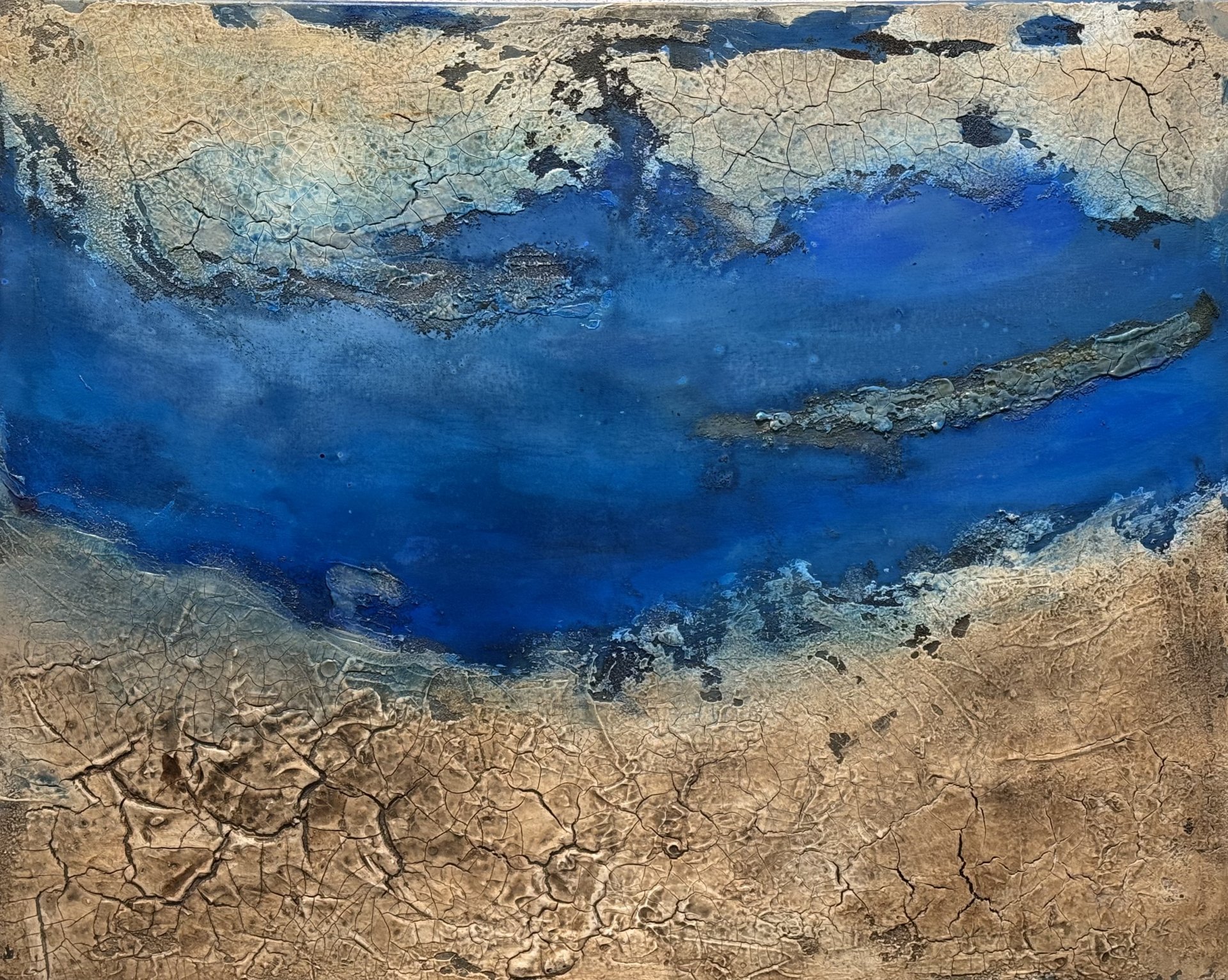 Fiordo V Painting by Marion Kotyba - Jose Art Gallery