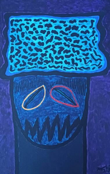 Silent man Painting by Arina Mari - Jose Art Gallery