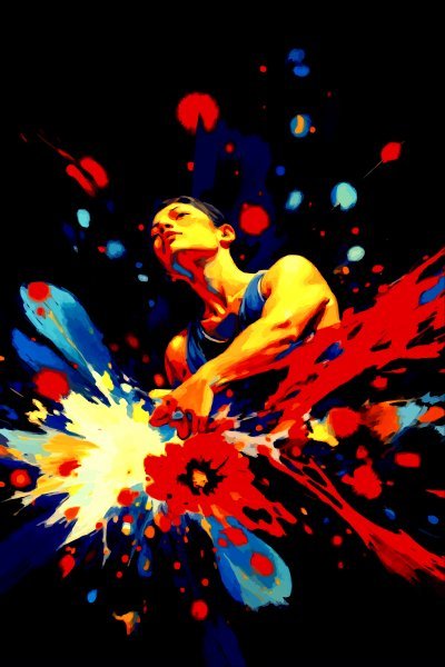 Graceful Symphony of Color Digital Art - Viktor Levchenko