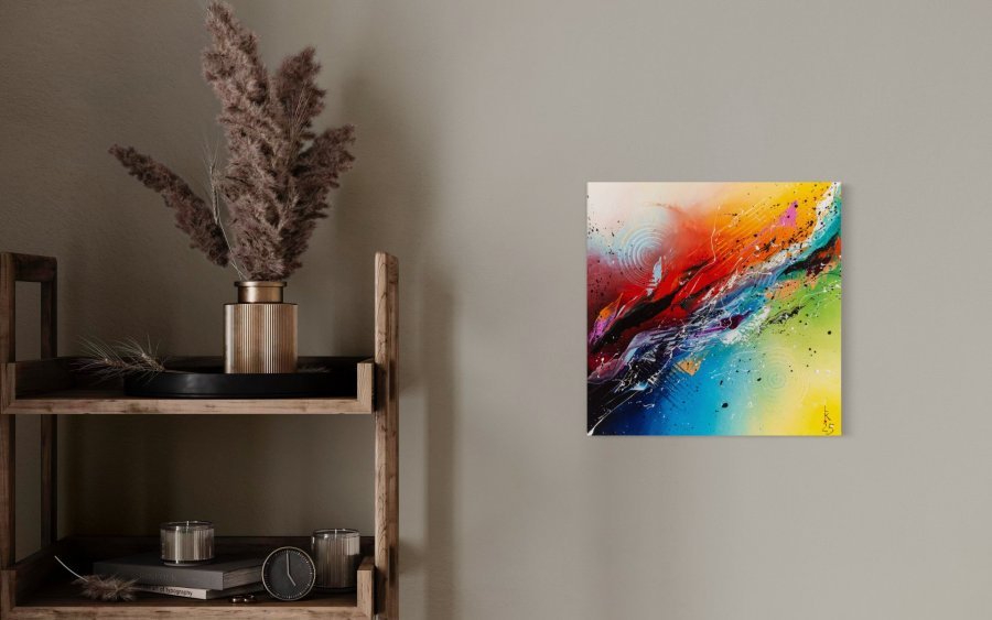 Color Explosion Painting by Liubov Kuptsova