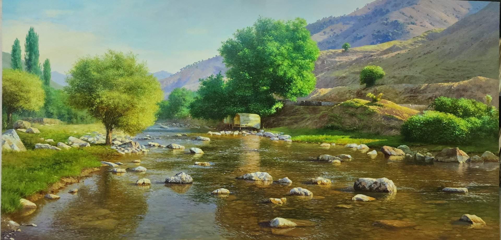 Khumsan: Mountain Landscapes of Uzbek Nature Painting by Olim Muhammadali