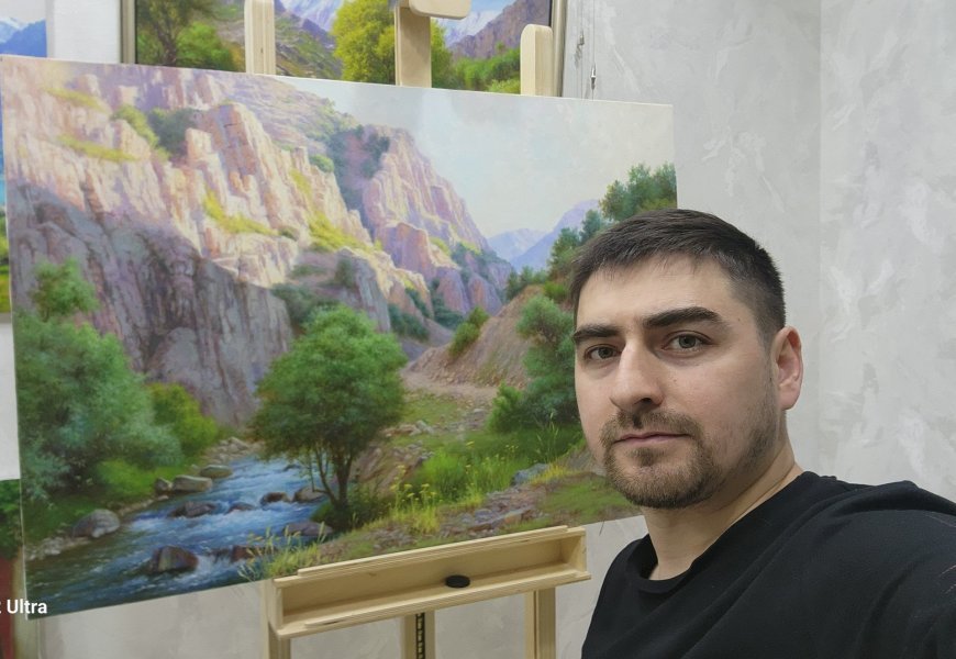 Khumsan: Mountain Landscapes of Uzbek Nature Painting by Olim Muhammadali