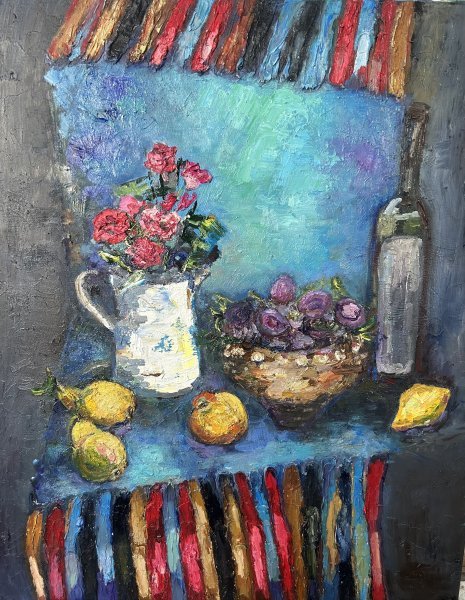 Colorful Harmony of Life Painting by Ecaterina Cazac