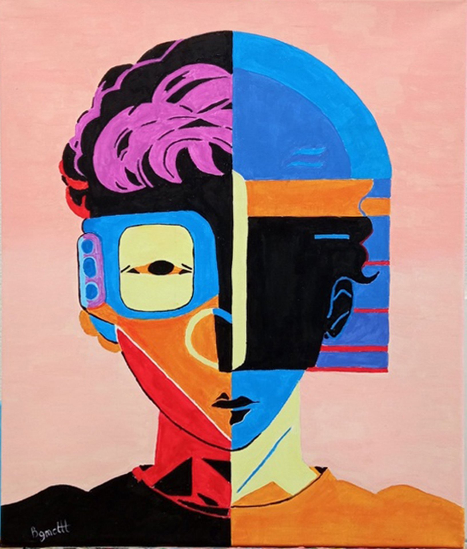 Futurist Painting by Bgmottt - Jose Art Gallery