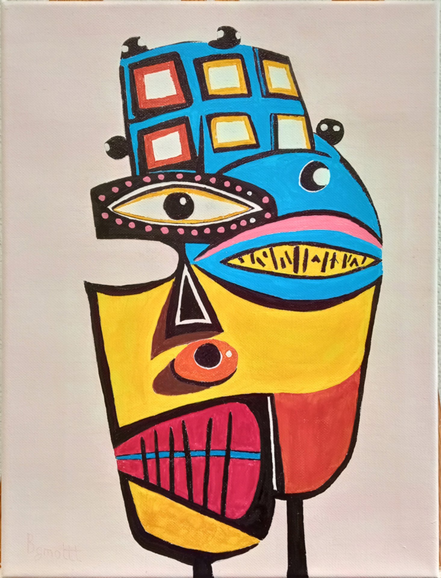 Number 8 Painting by Bgmottt - Jose Art Gallery