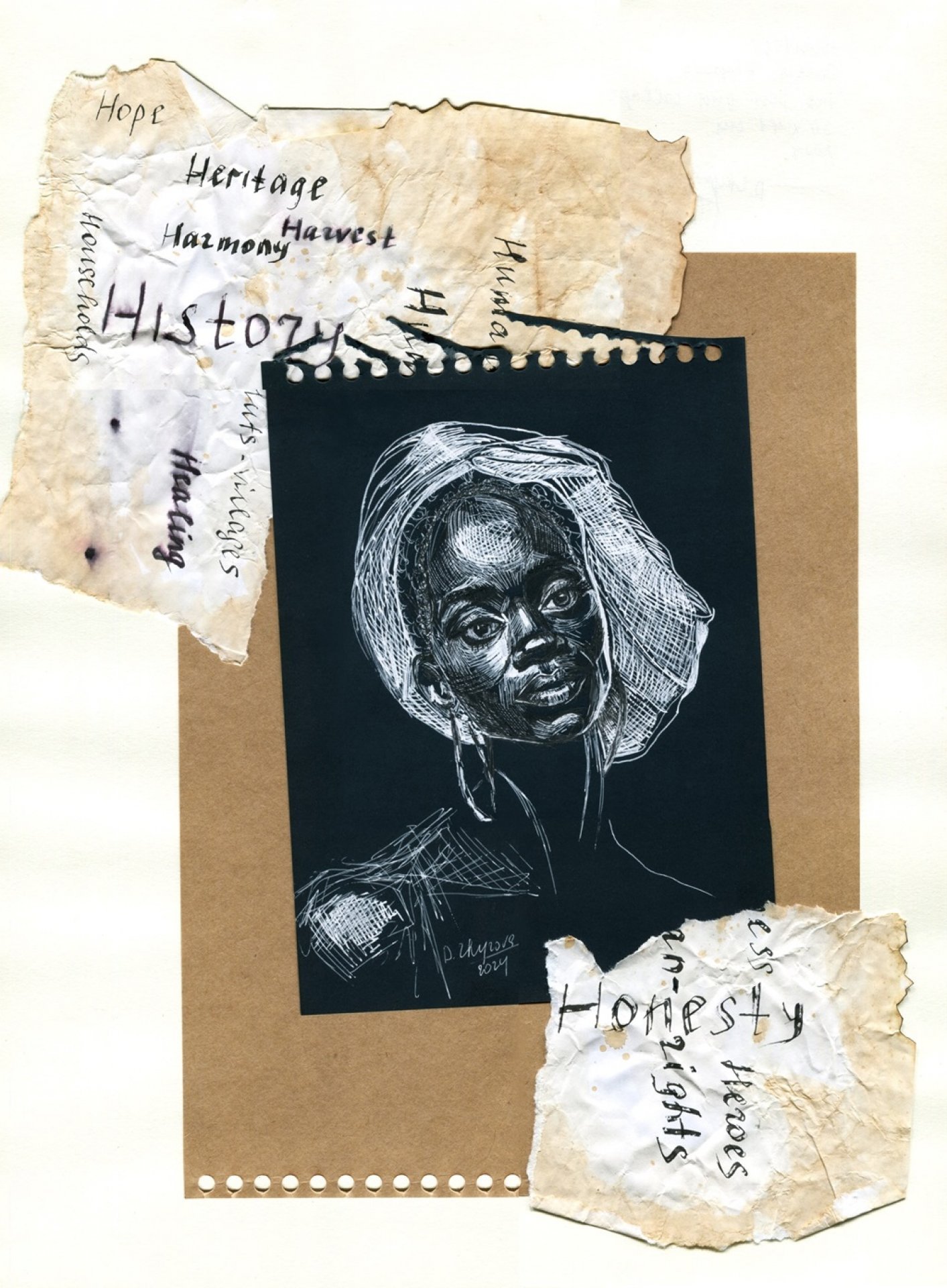 Heritage Drawing - Dariia Zhyrova - Jose Art Gallery