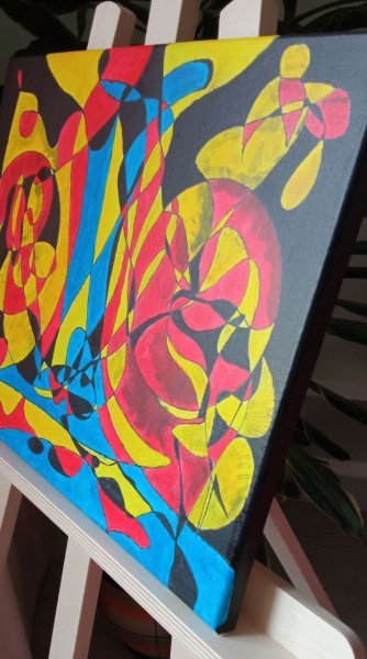 Abstract Reflections Modern Myth Painting by MeaHau