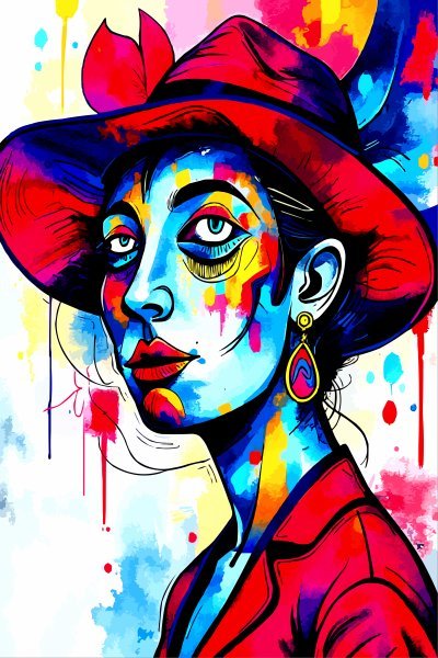 Pop Art Diva in Colors Digital Art - Viktor Levchenko