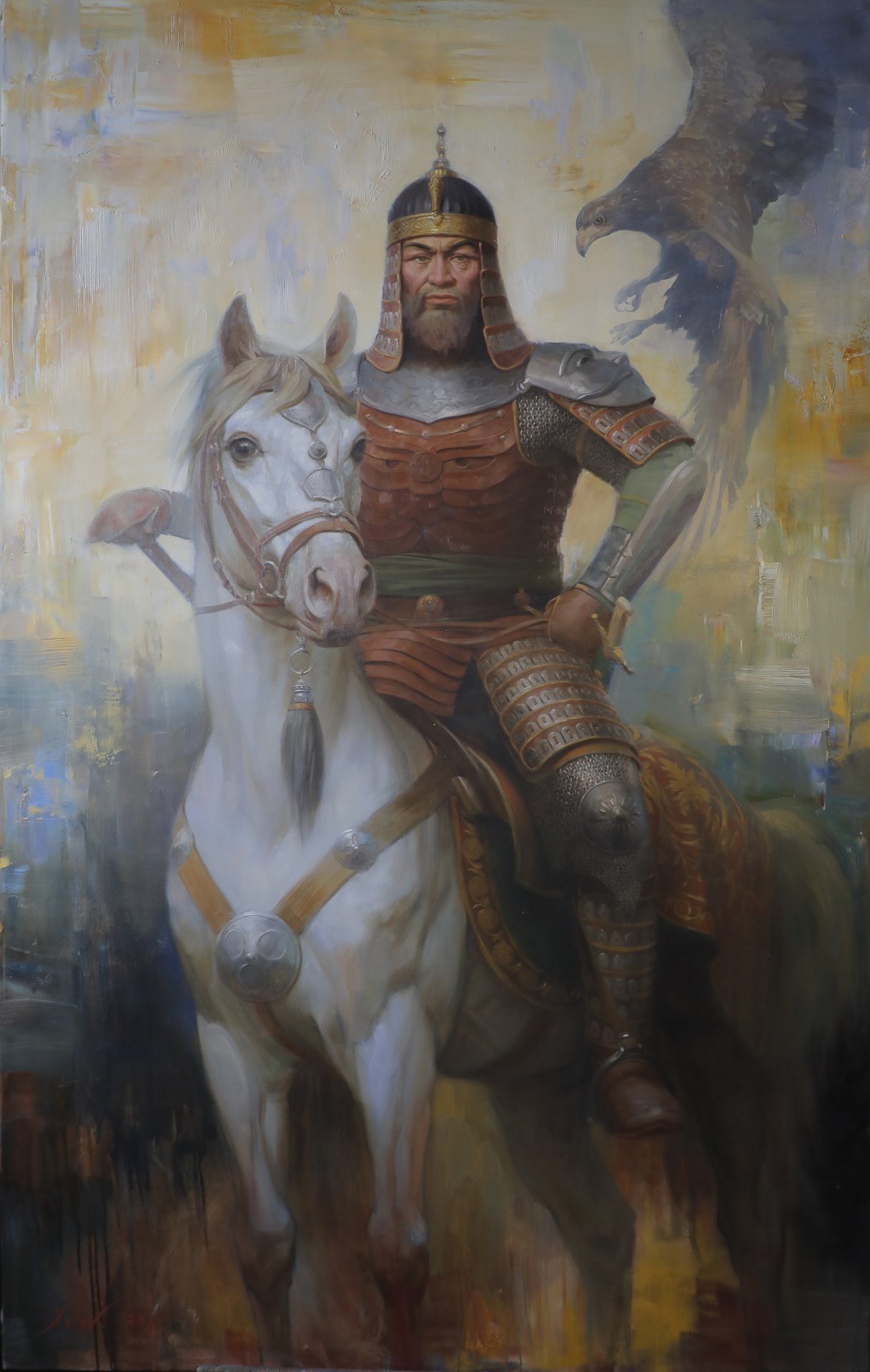 Tamerlane: The Great Conqueror Painting by Masud Kholov