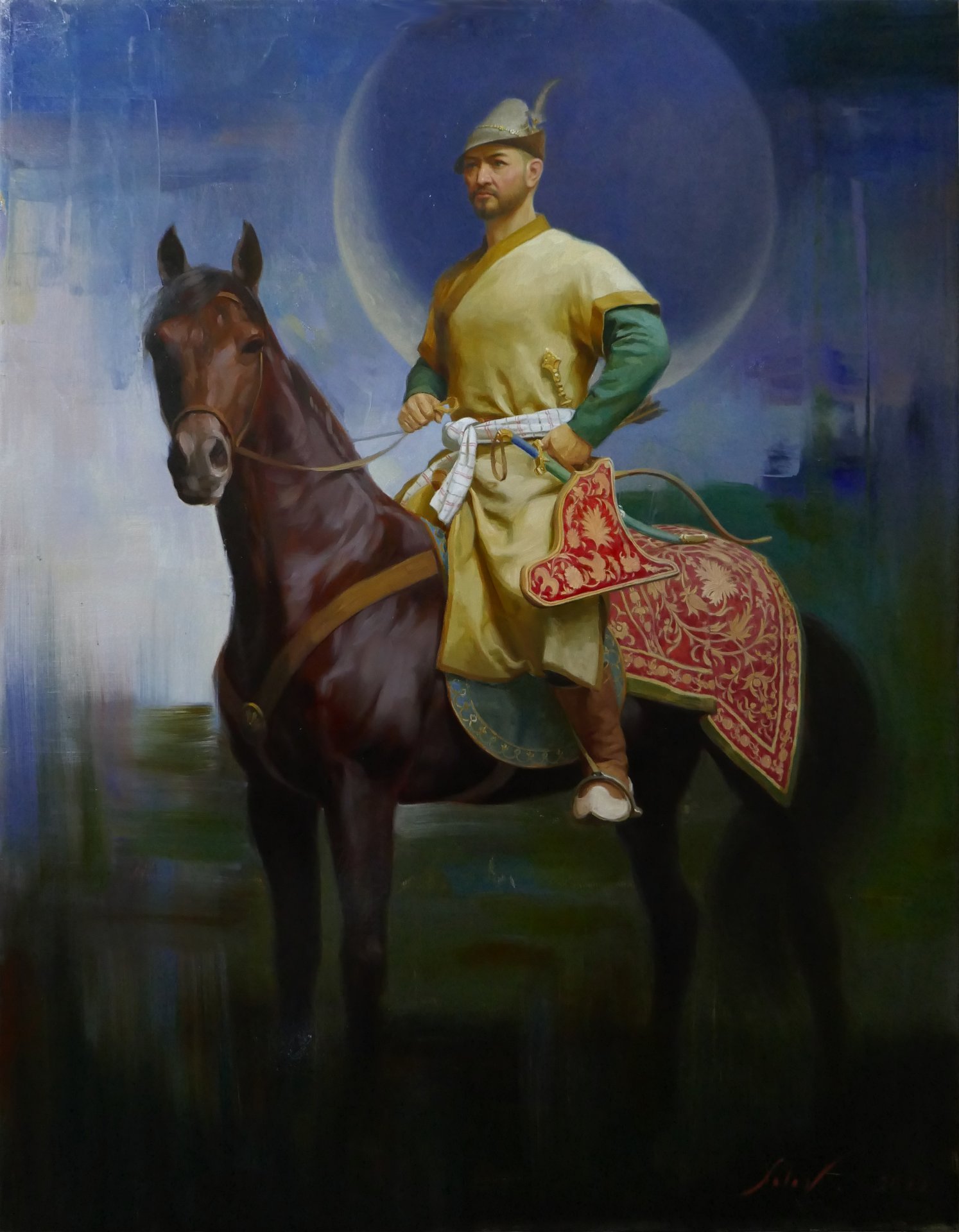 Uzbek Khan (Golden Horde) Painting by Masud Kholov
