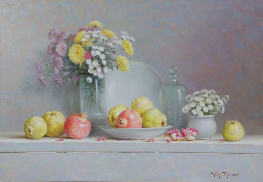 Harmony of Opposites Painting by Art Trio - Jose Art Gallery