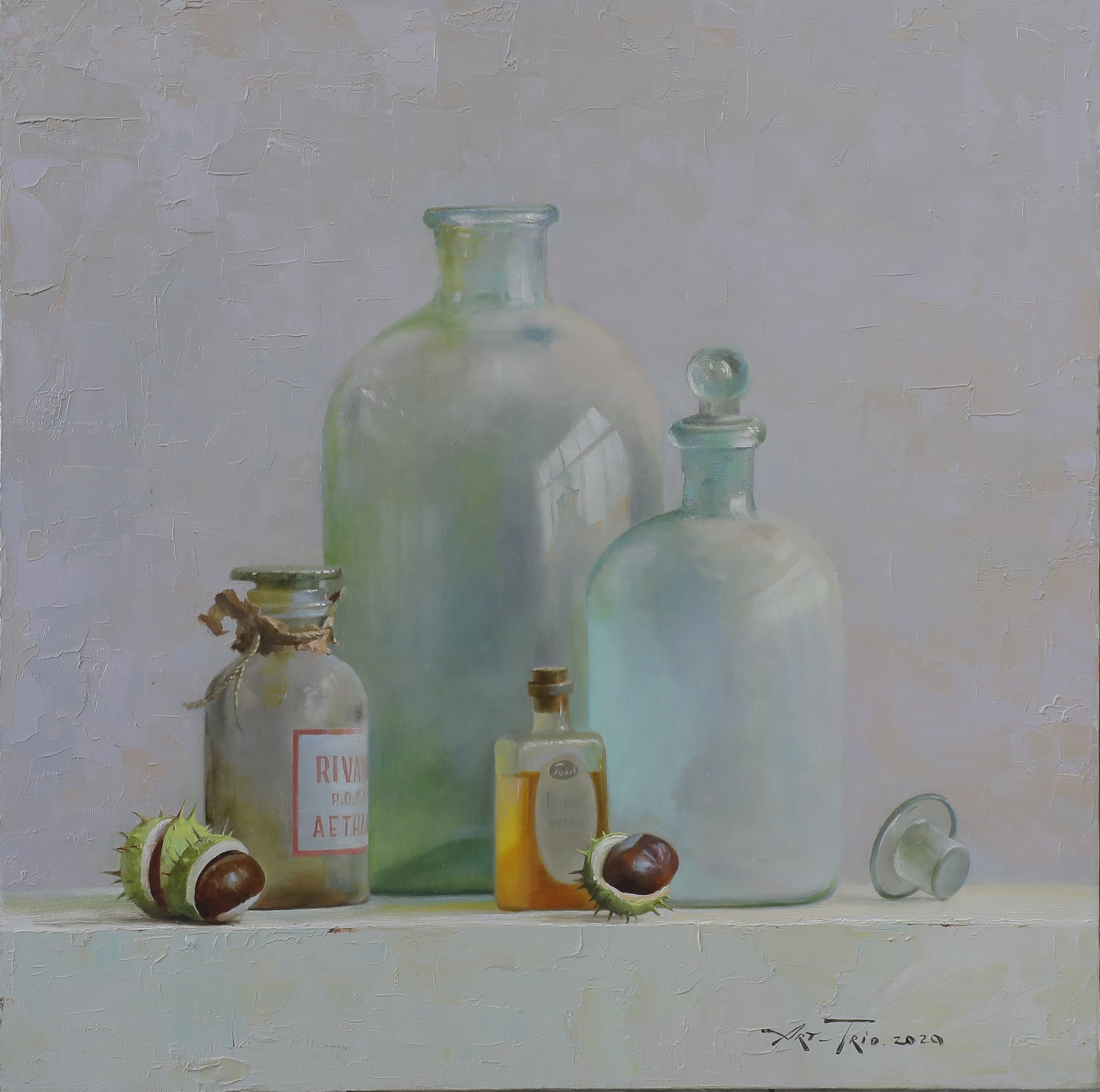 Alchemy of Light: Magic in Simplicity Painting by Art Trio