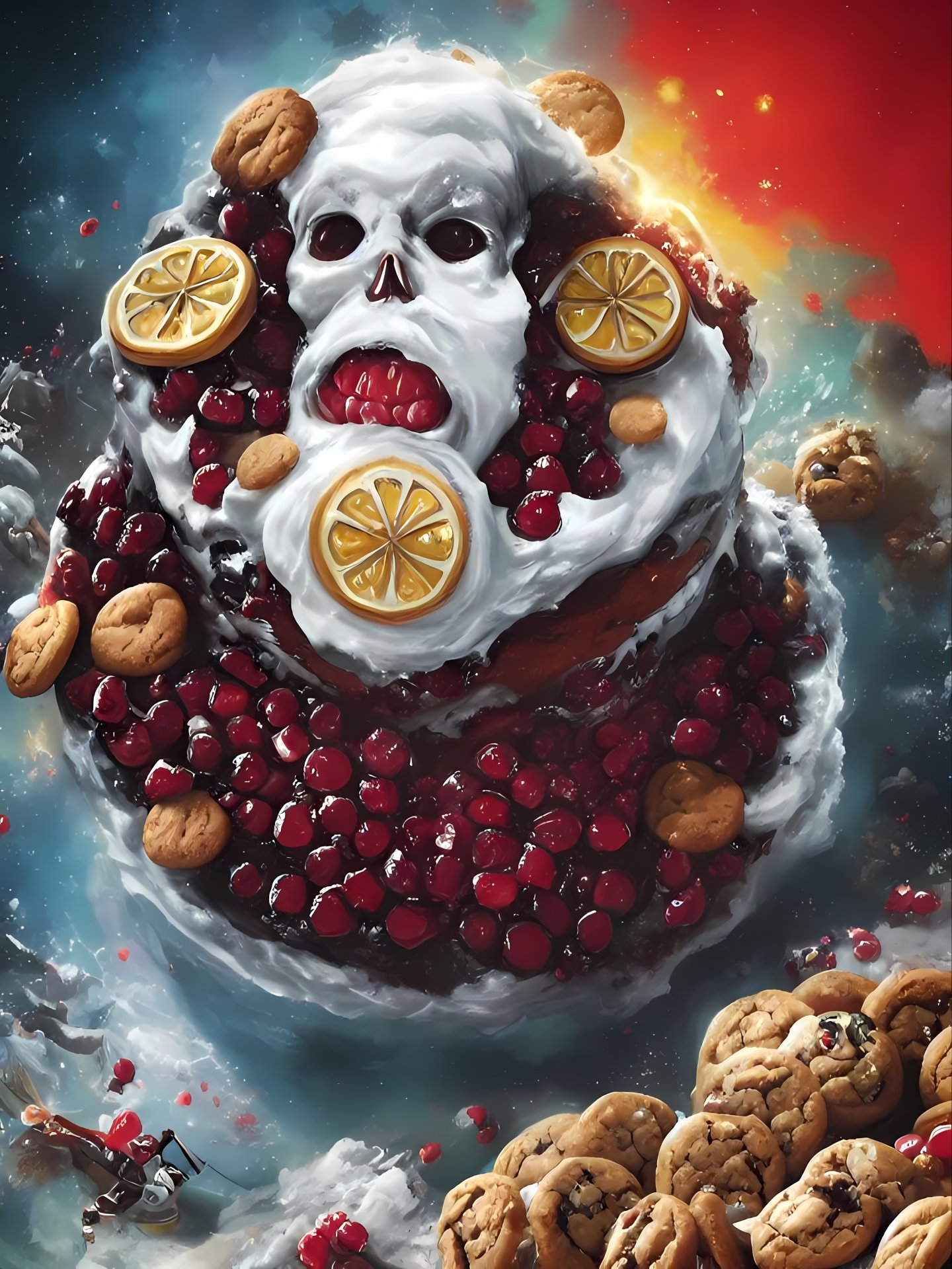 Christmas Pie: Horror Unwrapped Digital Art - MeaHau