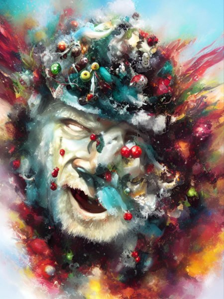 Crazy Masks: Fantasy Performer Digital Art - MeaHau