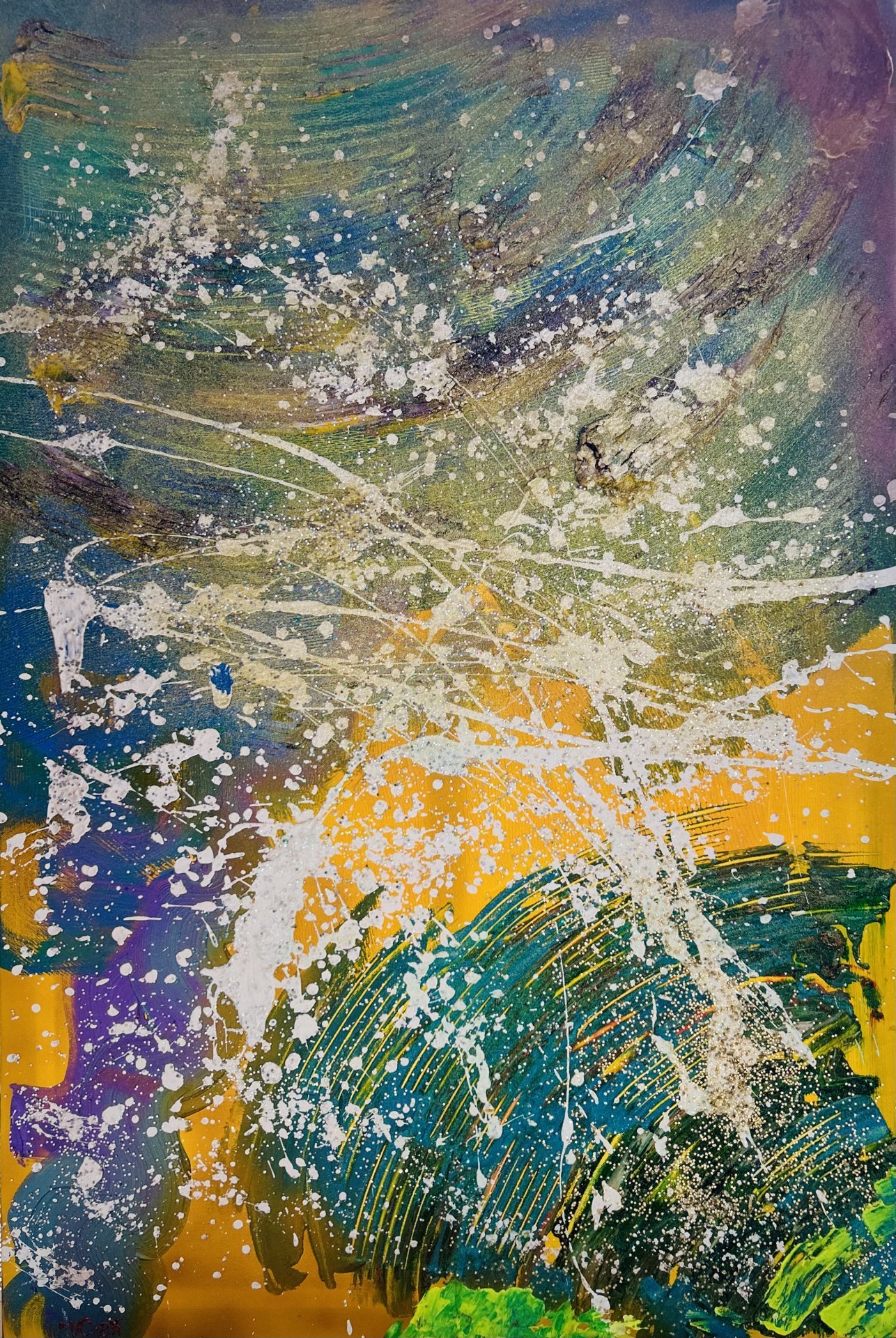 My Cleansing: Path to Renewal Painting by Vladilena Cherednichenko