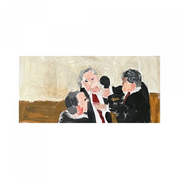 Conference Drawing - Irfan Ajvazi - Jose Art Gallery