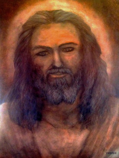 Christ by Thirion Painting by Alberto Thirion