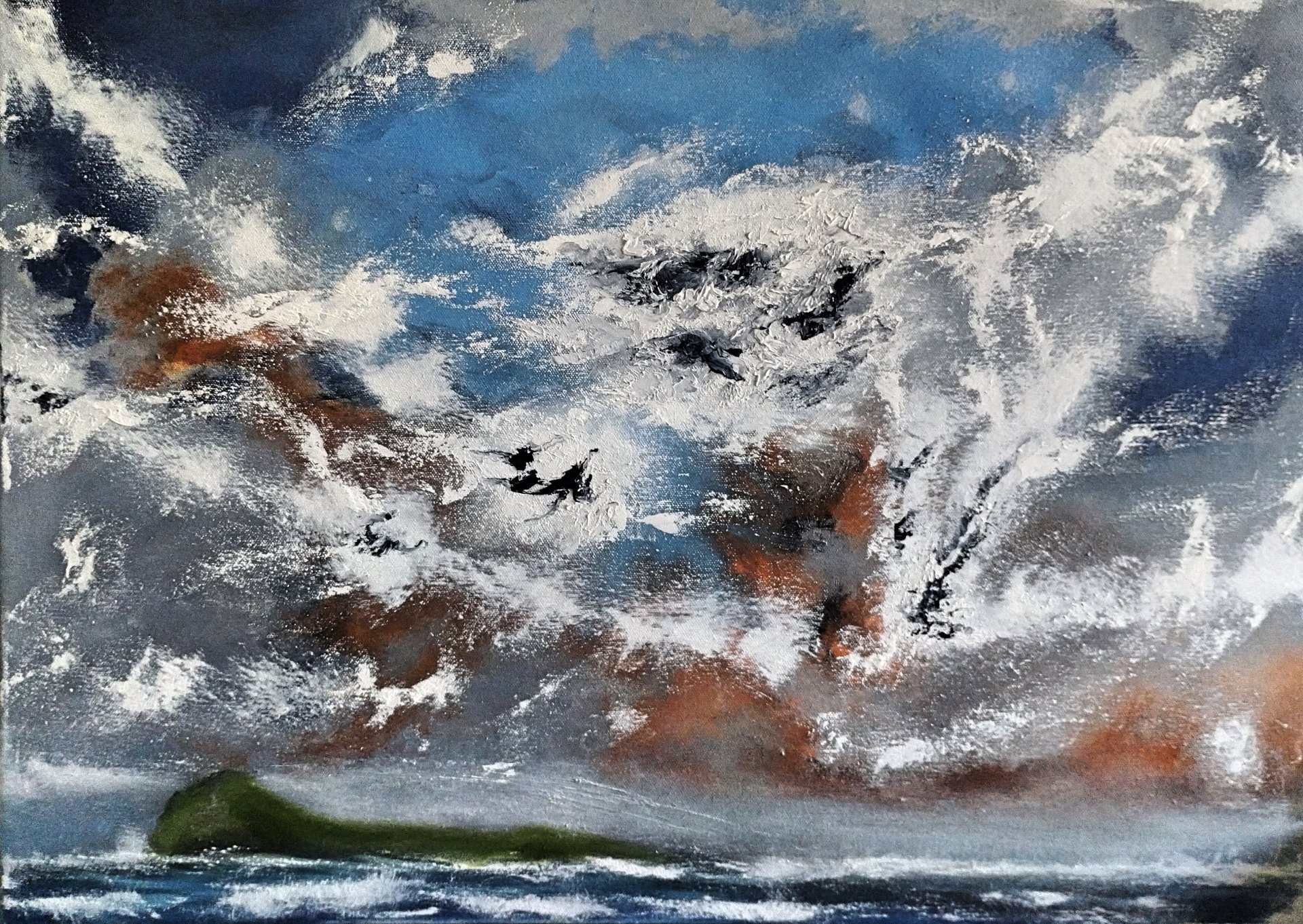 Insula Sacra Painting by German Bradley - Jose Art Gallery