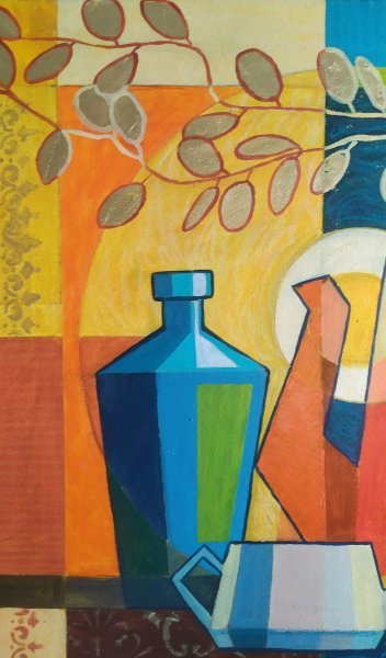 Decorative still life Painting by KOlha - Jose Art Gallery