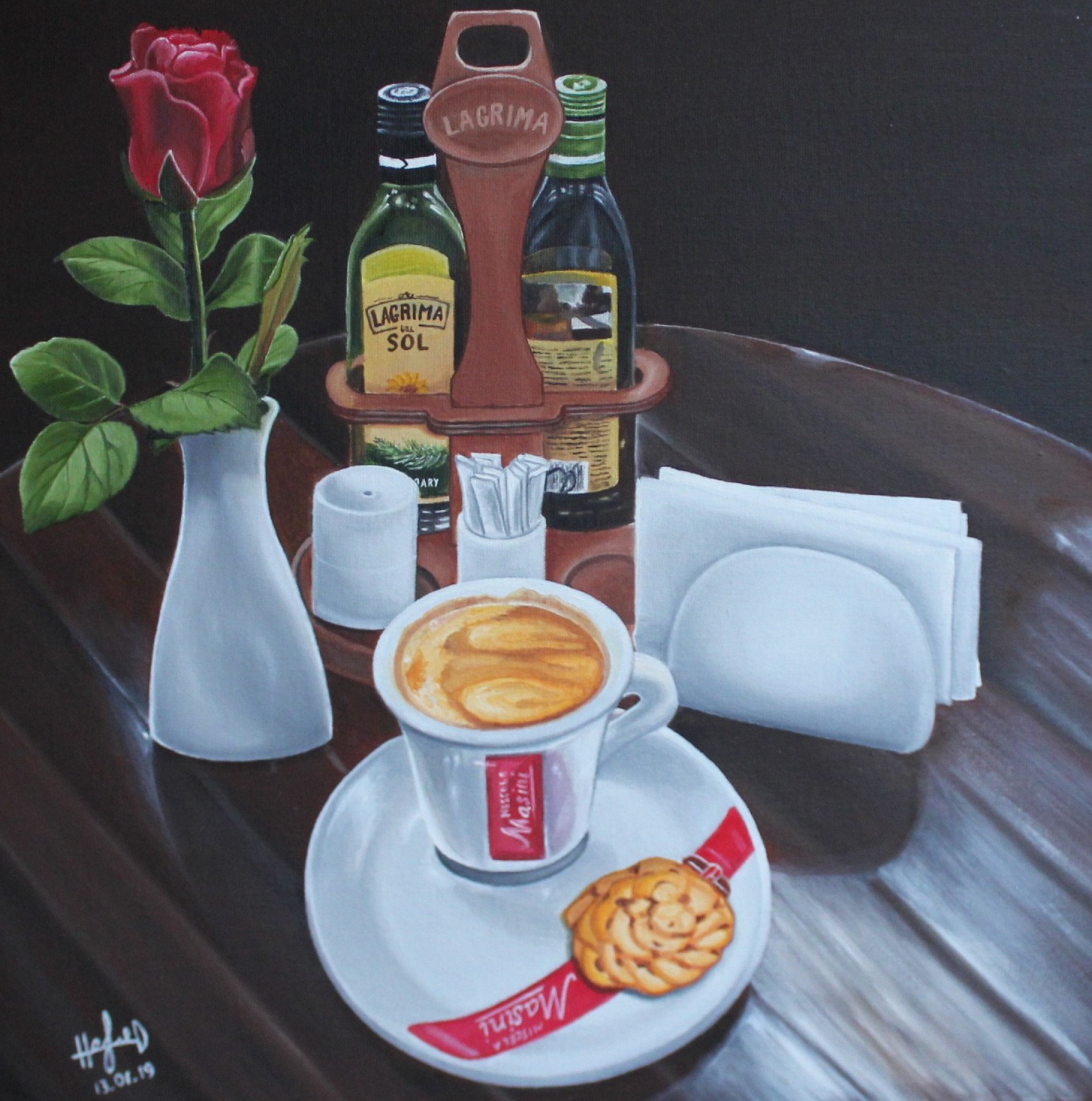 Coffee still life Painting by Igor Nevzgliad