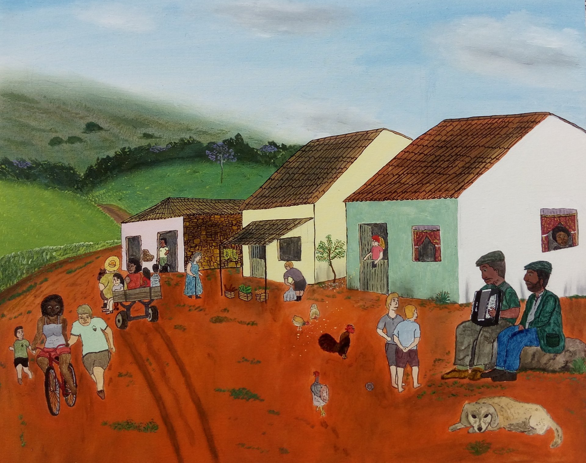 Existence Painting by Emerson Cruz - Jose Art Gallery