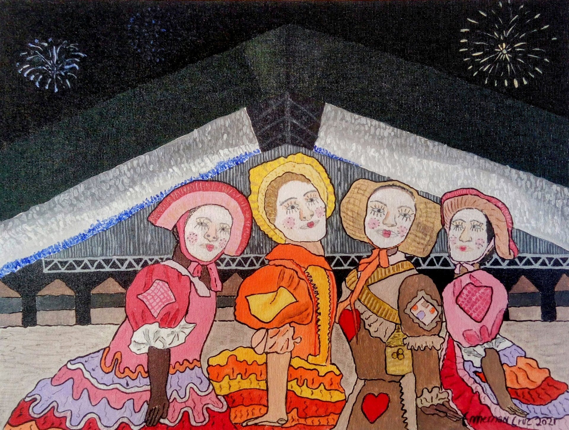 June Shine Painting by Emerson Cruz - Jose Art Gallery