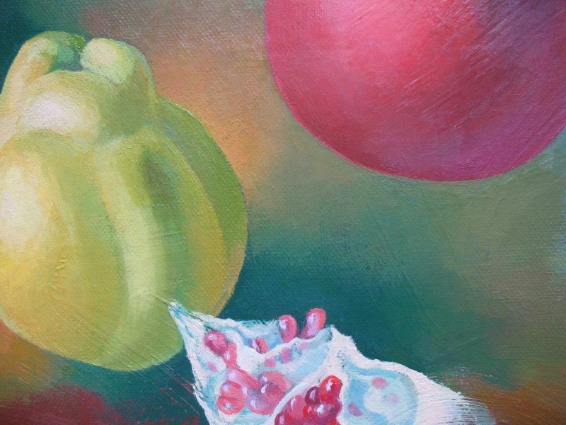 Fruit gravity Painting by Lana Korolievskaia