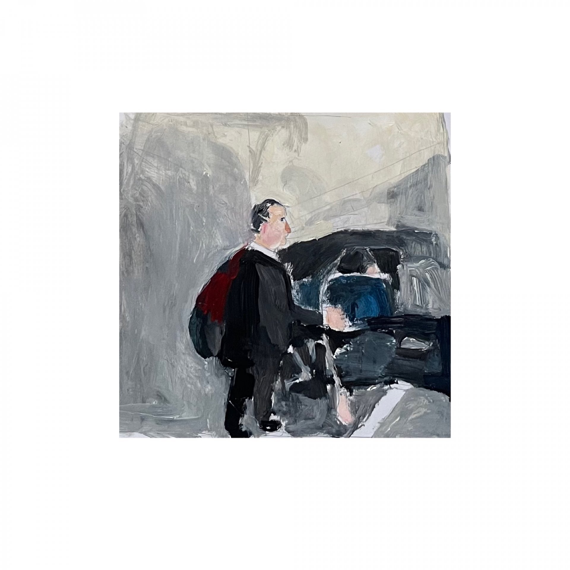 The Highway Painting by Irfan Ajvazi - Jose Art Gallery