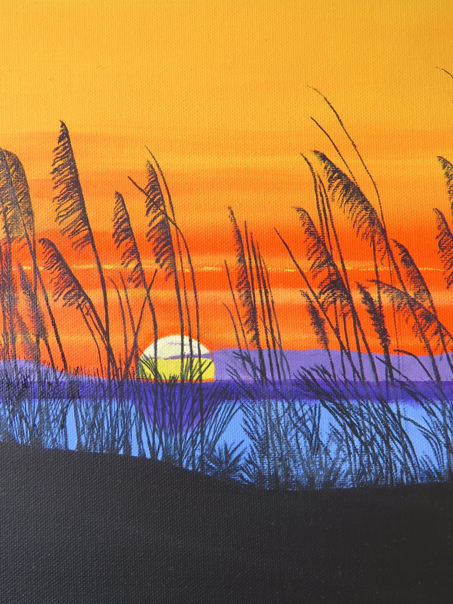 Atardecer en Carolina del Sur Glow Pintura de GEOFF WARKE