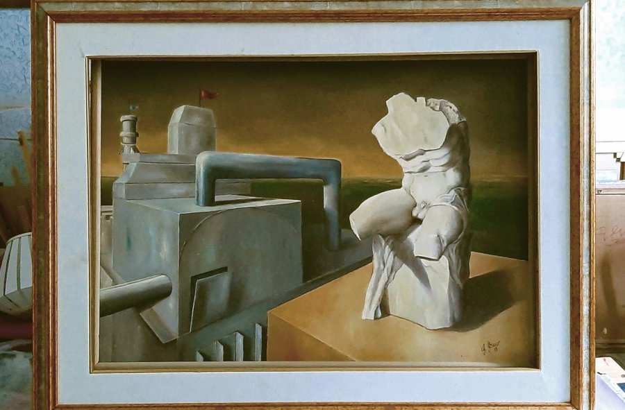 Coniuratus deus machina Painting by Giovanni Primo Greco