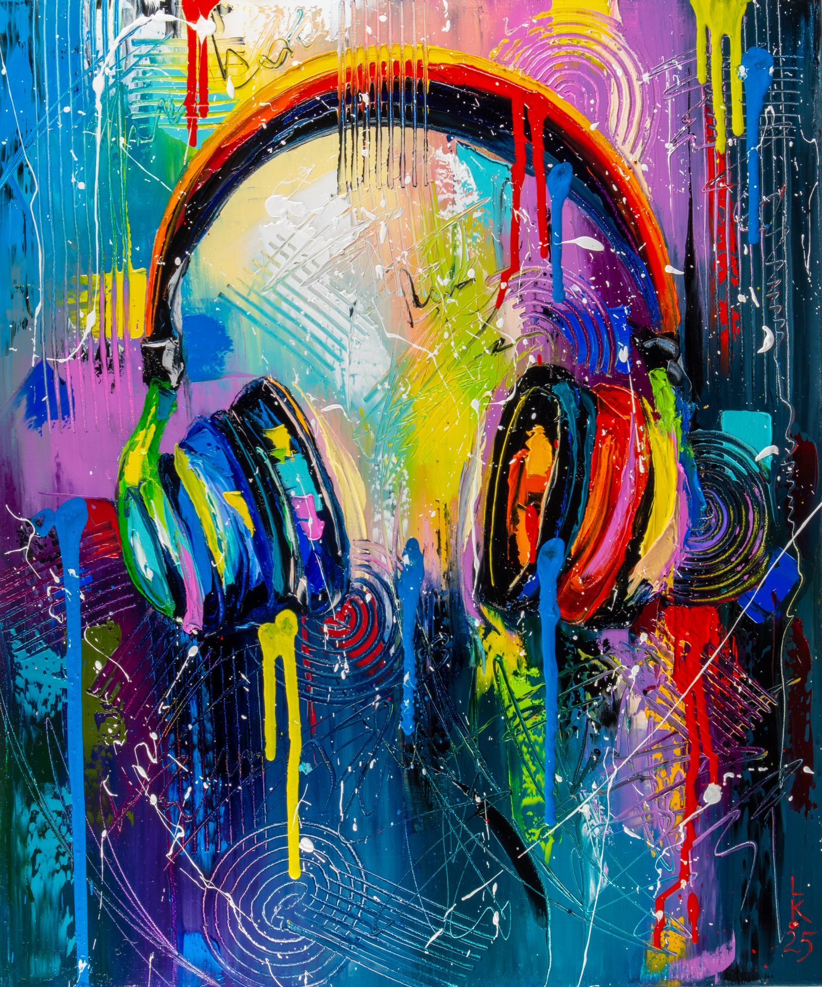 Rhythm in Colors Painting by Liubov Kuptsova