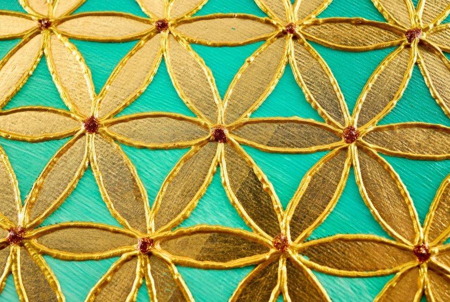 Two Flowers: Symbols of Unity Painting by Vladilena Cherednichenko