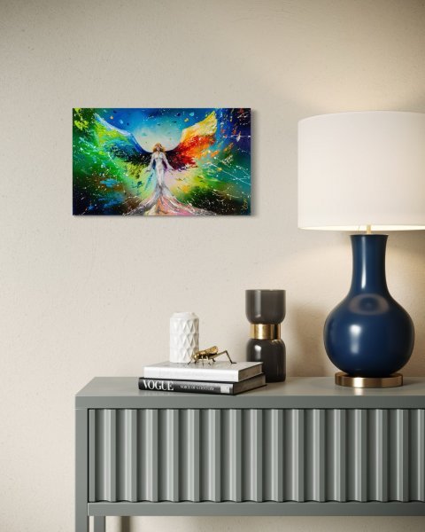 Spectrum Angel Painting by Liubov Kuptsova