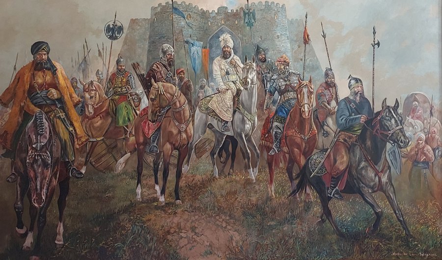 Alp-Arslan Painting by Chary Jafarov - Jose Art Gallery