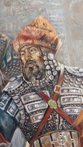 Alp-Arslan Painting by Chary Jafarov - Jose Art Gallery