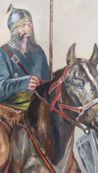 Alp-Arslan Painting by Chary Jafarov - Jose Art Gallery