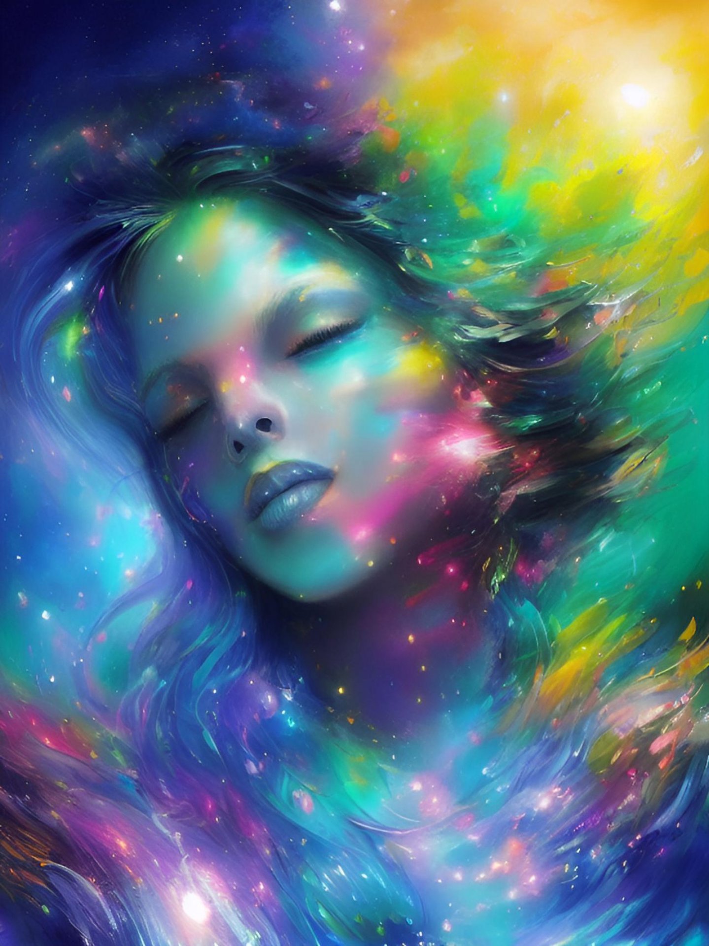 Galactic Muse Digital Art - MeaHau - Jose Art Gallery