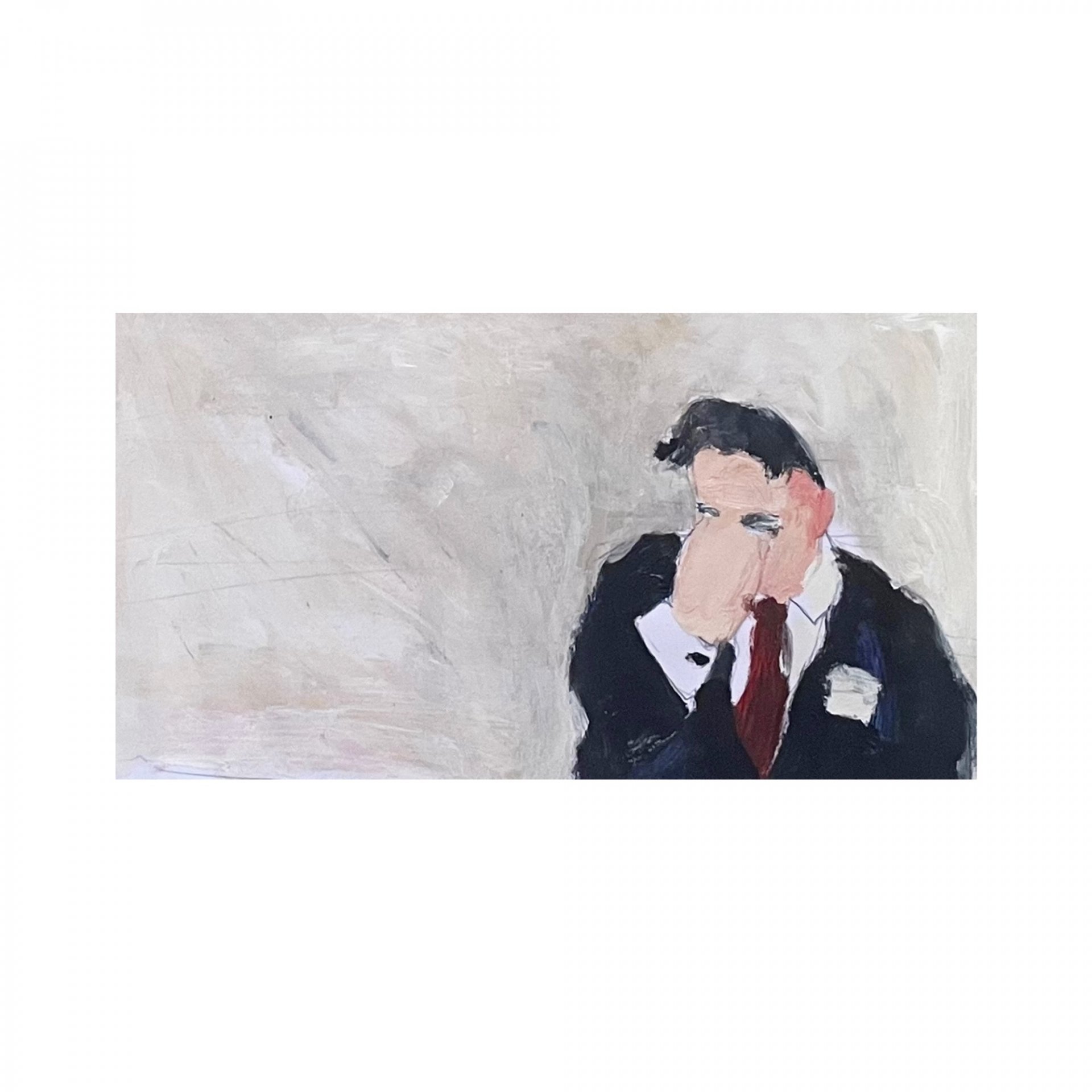 Conference Painting by Irfan Ajvazi - Jose Art Gallery