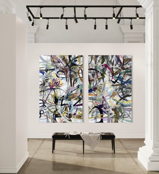 Take me into another dimension Painting by Maria Esmar