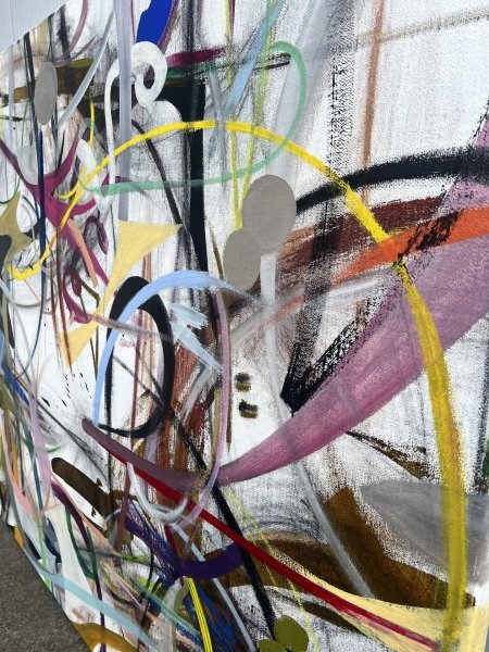 Take me into another dimension Painting by Maria Esmar