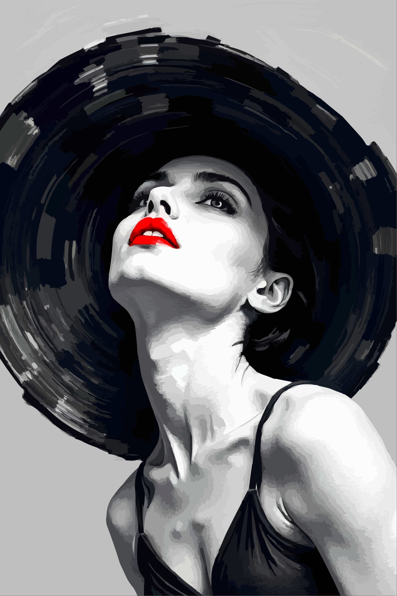 Whisper of a Scarlet Kiss Digital Art - Viktor Levchenko