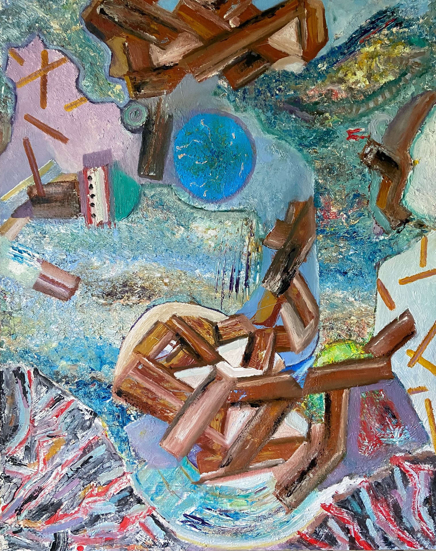 Parabola Painting by Ivan Vasyutin - Jose Art Gallery