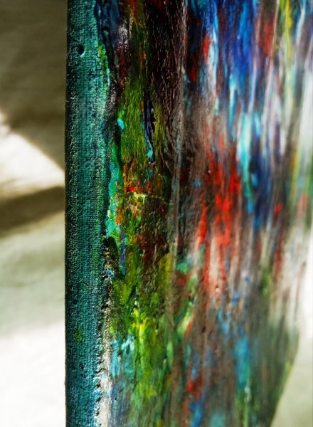 Reflections light depths_2 Painting by Selena Sashina