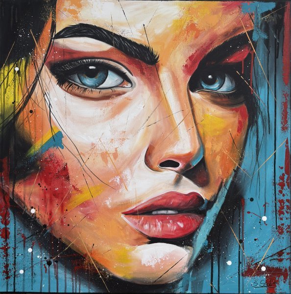 Romy Painting by Sabrina Seck - Jose Art Gallery