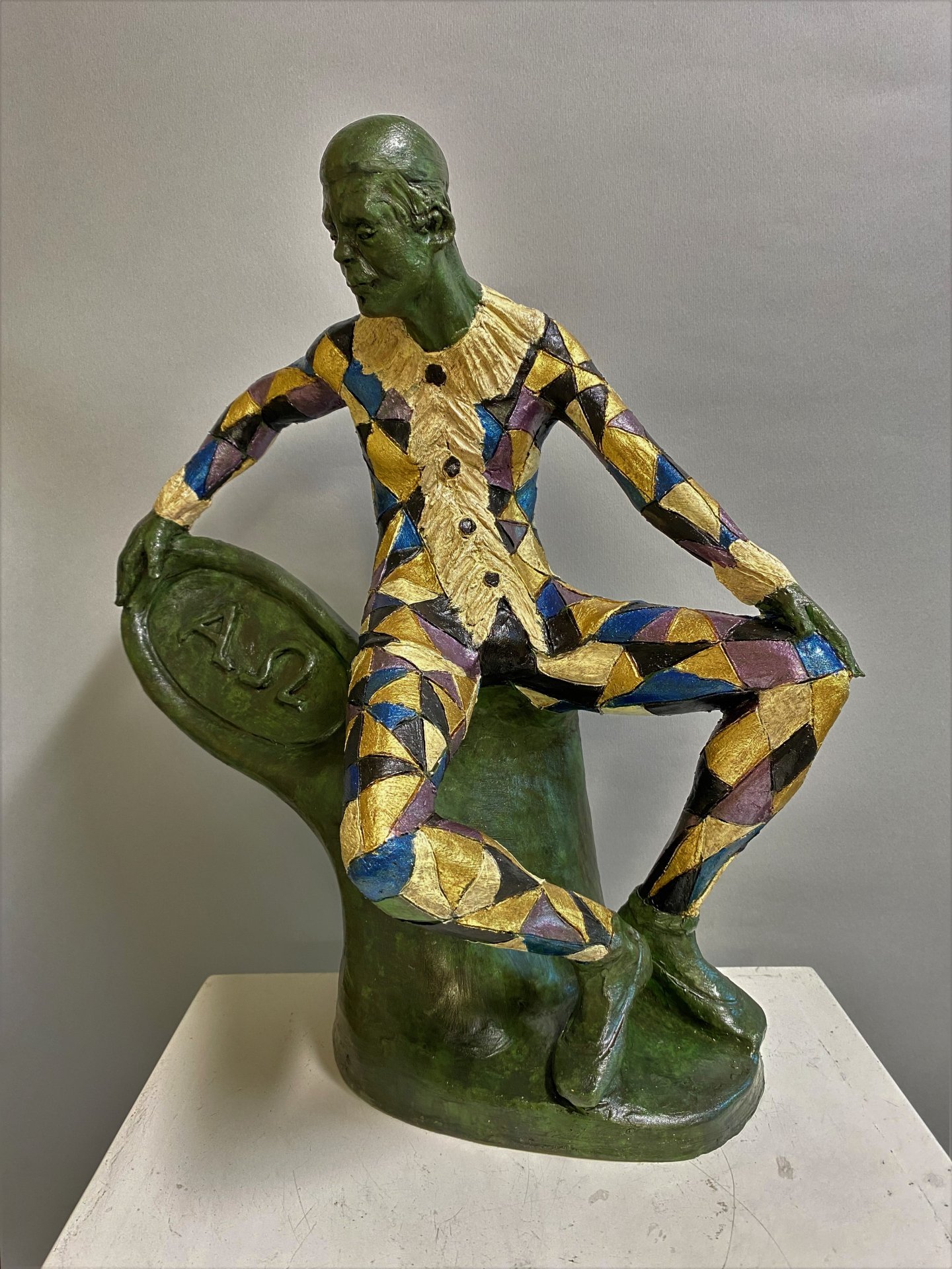 Harlequin Alpha and Omega. Sculpture - Paolo Camporese