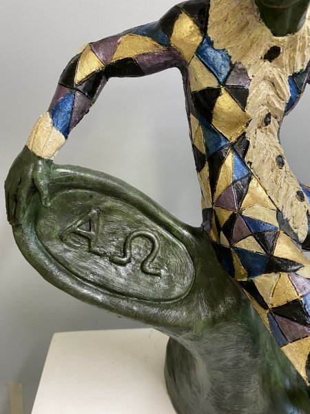 Harlequin Alpha and Omega. Sculpture - Paolo Camporese
